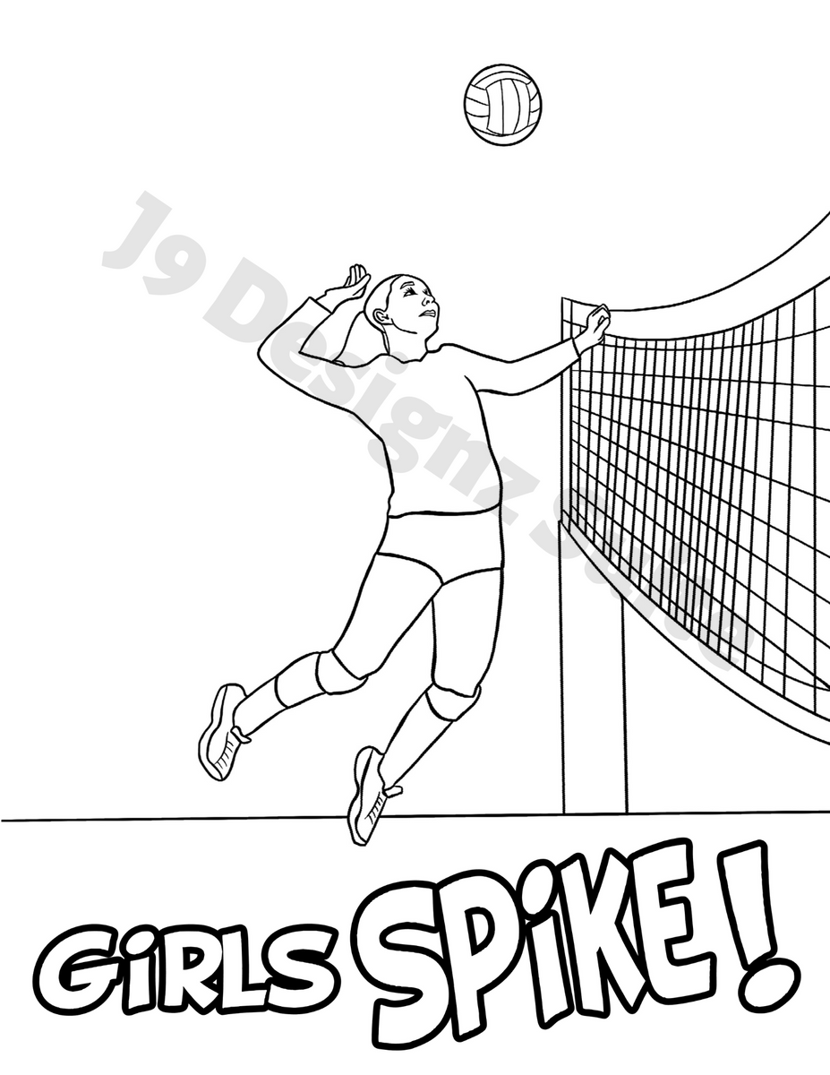 Girls Can Do Anything! Coloring Book-PDF Format Only – J9 Designz Suite LLC